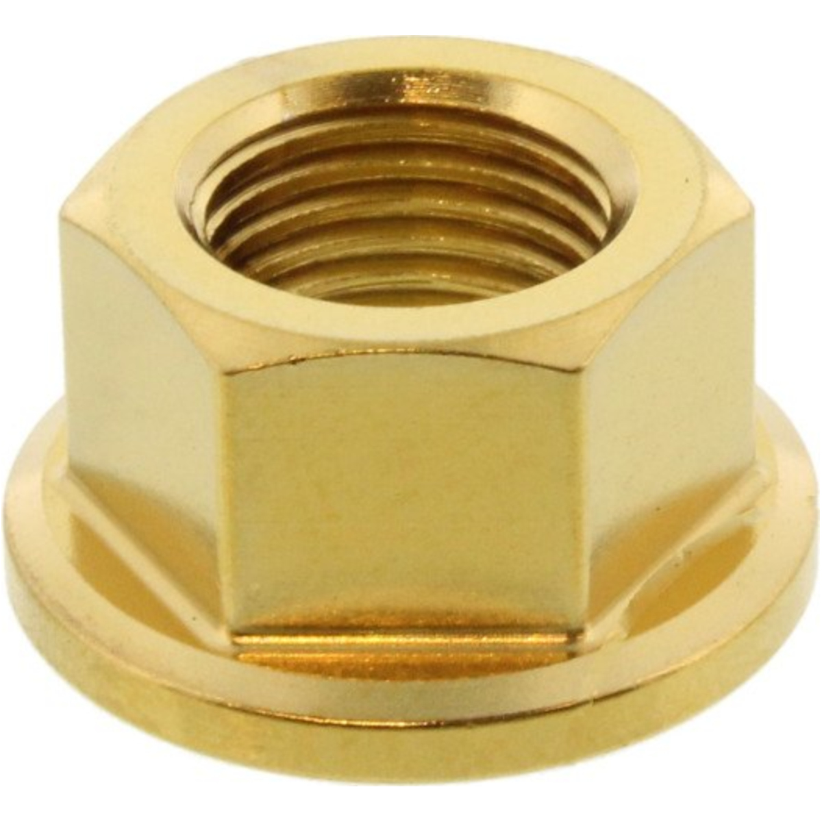 Mutter Kettenrad JMP Bolt M10x1,00mm Edelstahl V4A gold für Ducati ...