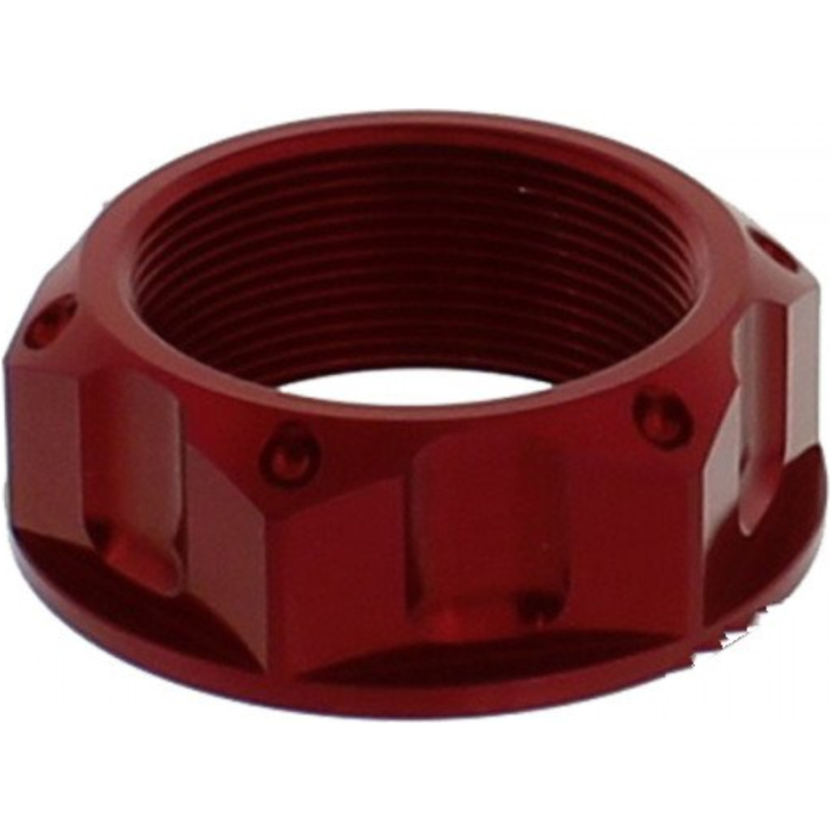 Mutter Lenkkopf JMP Bolt M28x1,00mm Aluminium rot für Yamaha YZF-R6 250 ...