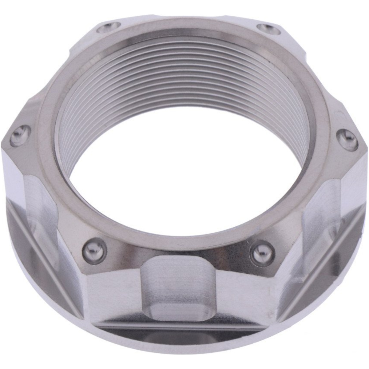 Mutter Lenkkopf JMP Bolt M28x1,00mm Titan für Yamaha YZF-R6 250 / 450 ...