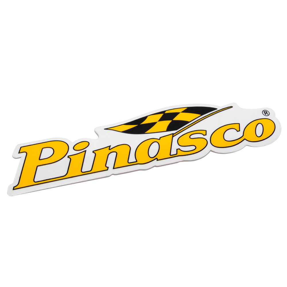 Aufkleber Sticker Pinasco Logo Schriftzug Gelb, mittel 160 x 40mm ...