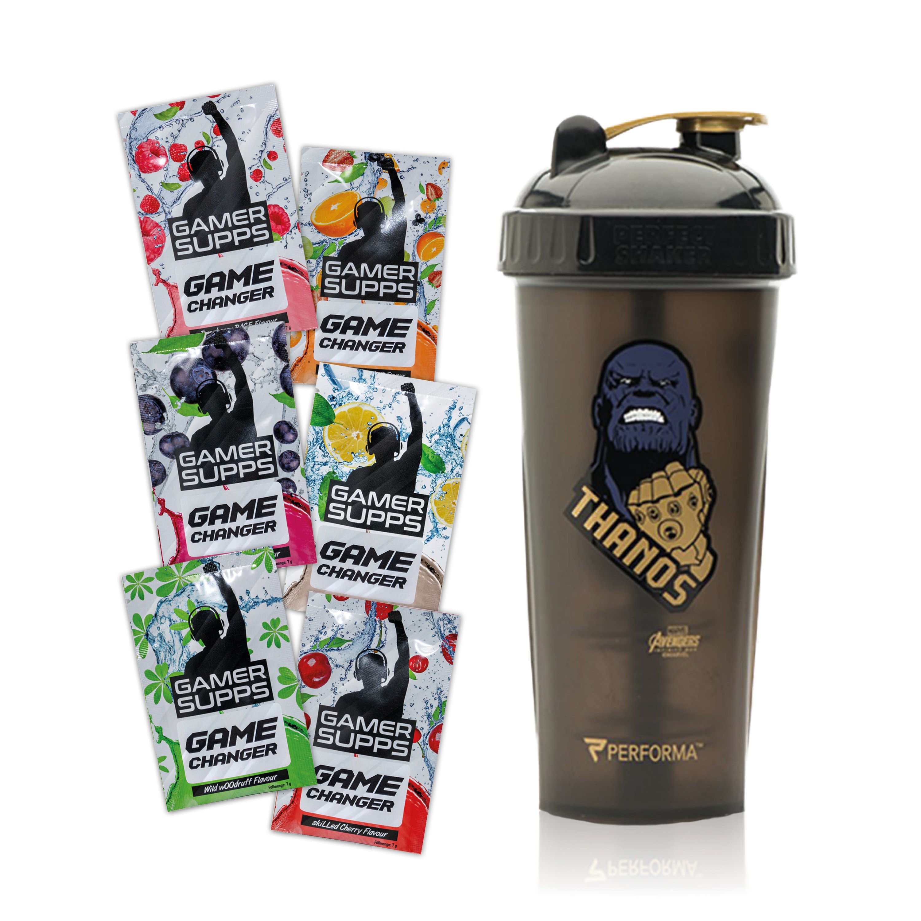 (47,38€/100g) GAMER SUPPS Game Changer Gaming Booster Probe-Pack ...